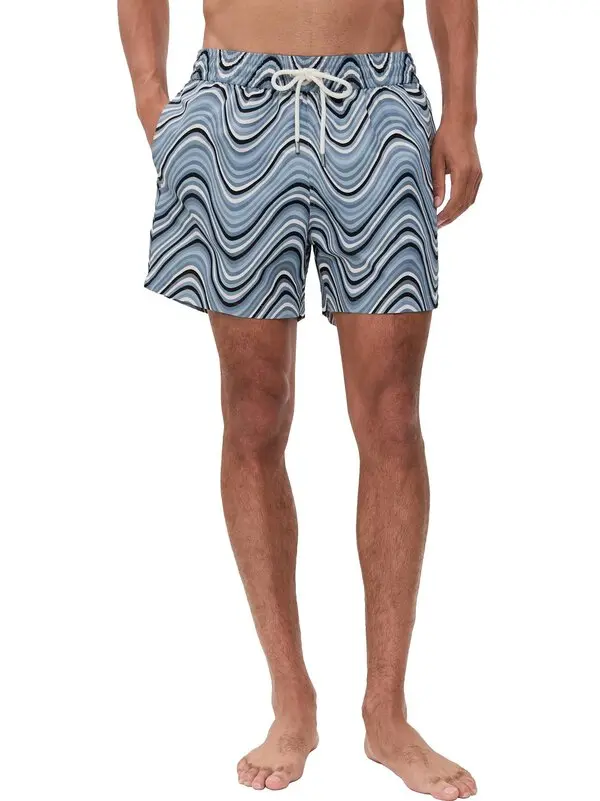 Frescobol Carioca Rio Swim Shorts - Coastal Blue