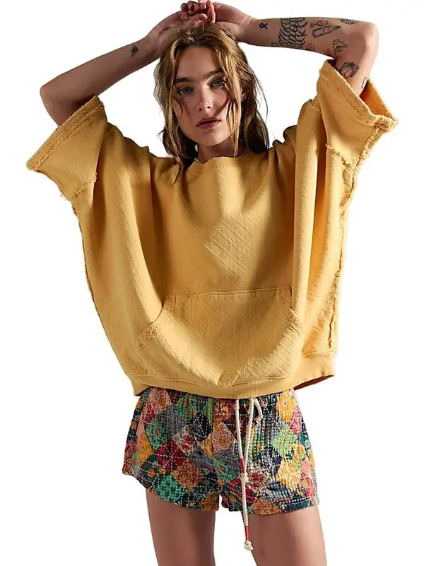 Free People We The Free Dweller Pullover - Honey Bell