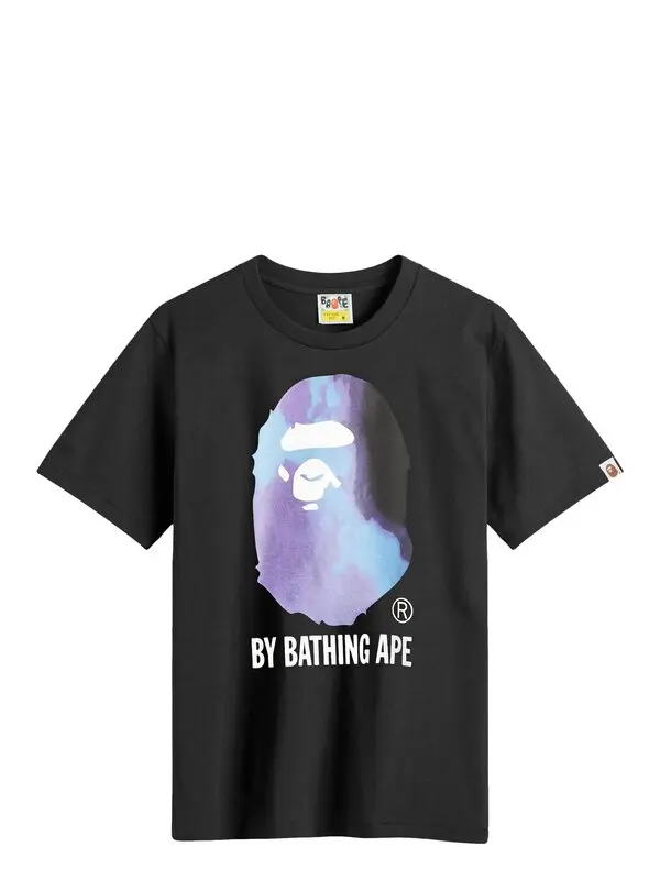 A BATHING APE Tie Dye Bathing Ape T-shirt - Black/black