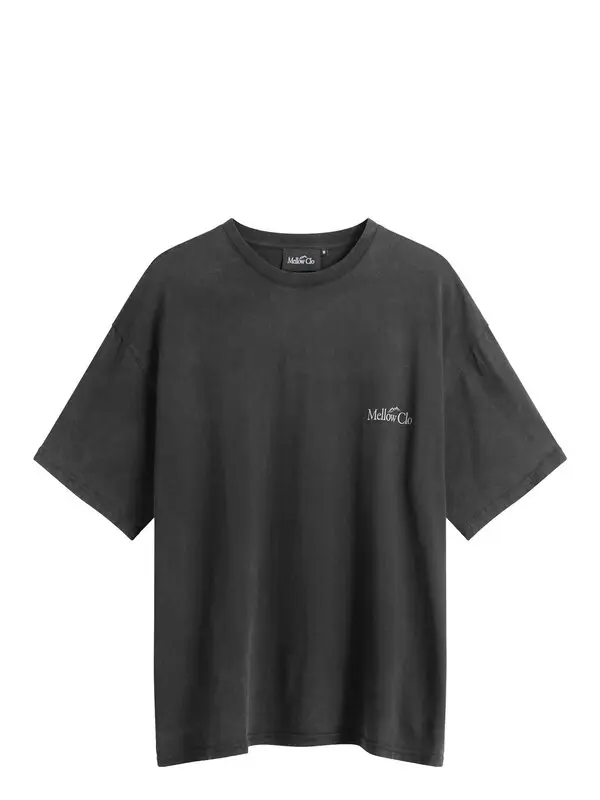 MELLOW CLO Everyday T-shirt - Washed Black