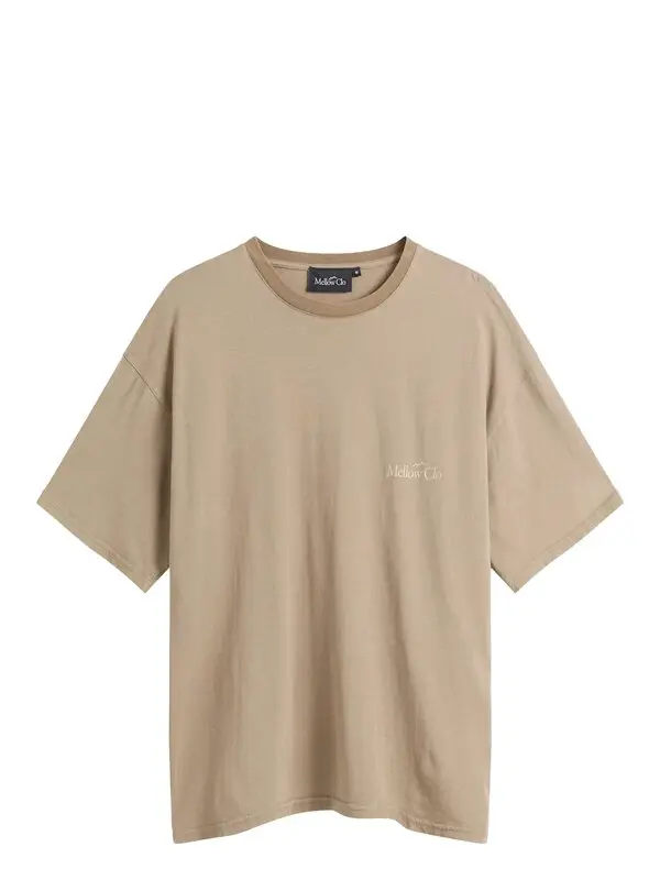 MELLOW CLO Everyday T-shirt - Washed Brown