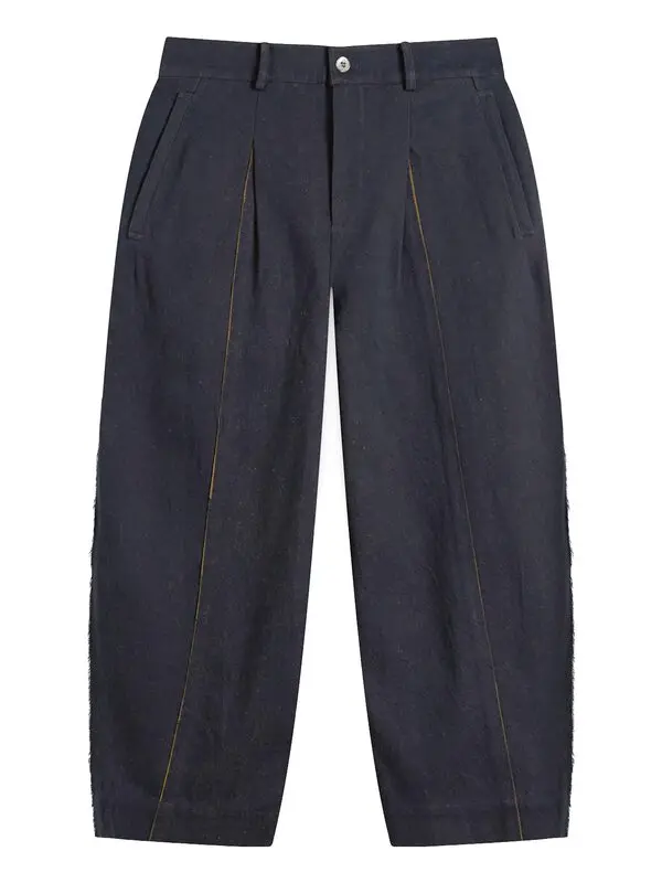 GANDER Cottonopolis Relaxed Trousers - Navy