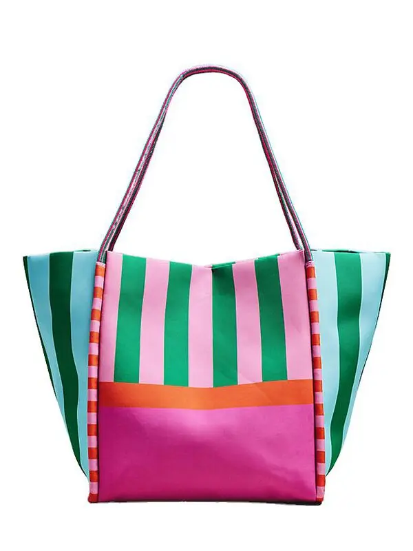 SHIRALEAH Samba Neoprene Tote Bag - Green
