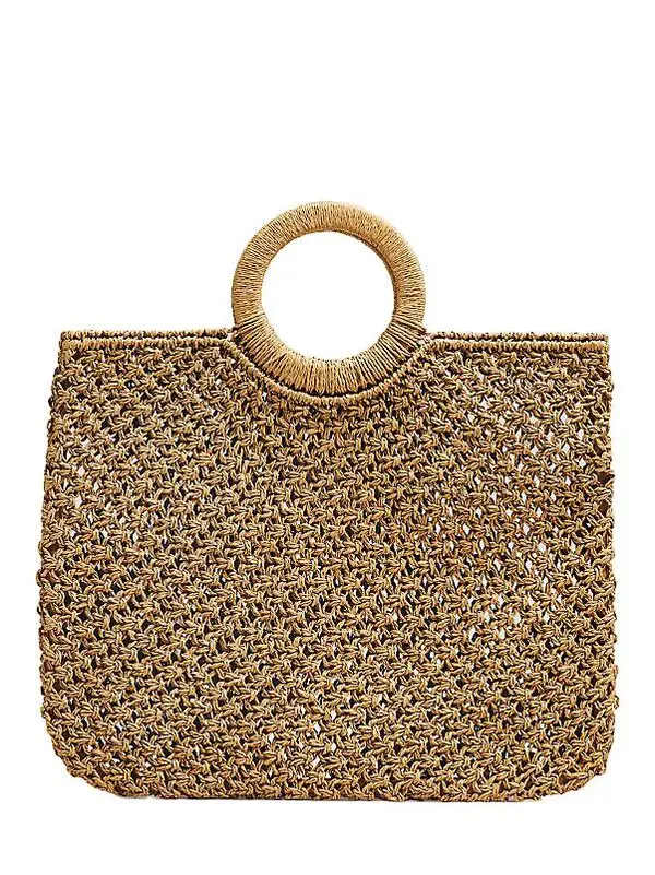 L*Space Bella Raffia Tote Bag - Natural