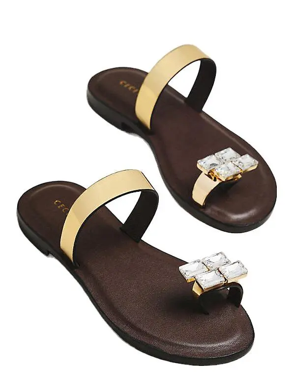 CECILIA NEW YORK Demi Sandals - Dark Brown