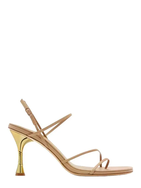 Studio Amelia Spiral-heel Sandals - Neutrals