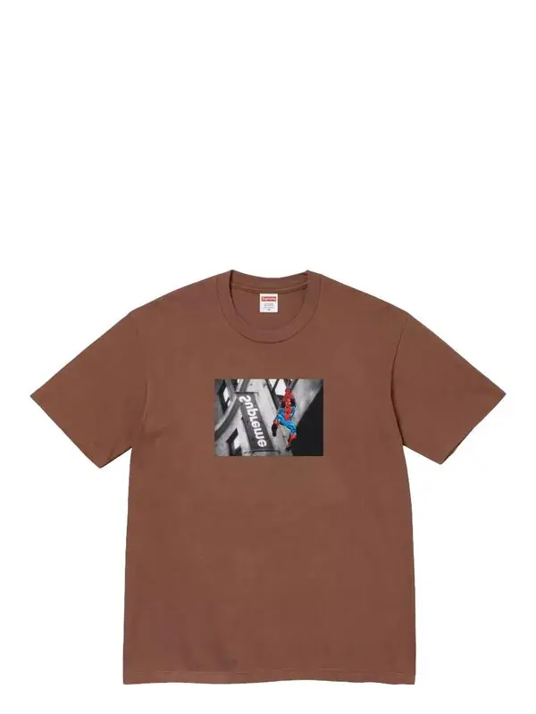 Supreme Spider-man T-shirt - Brown