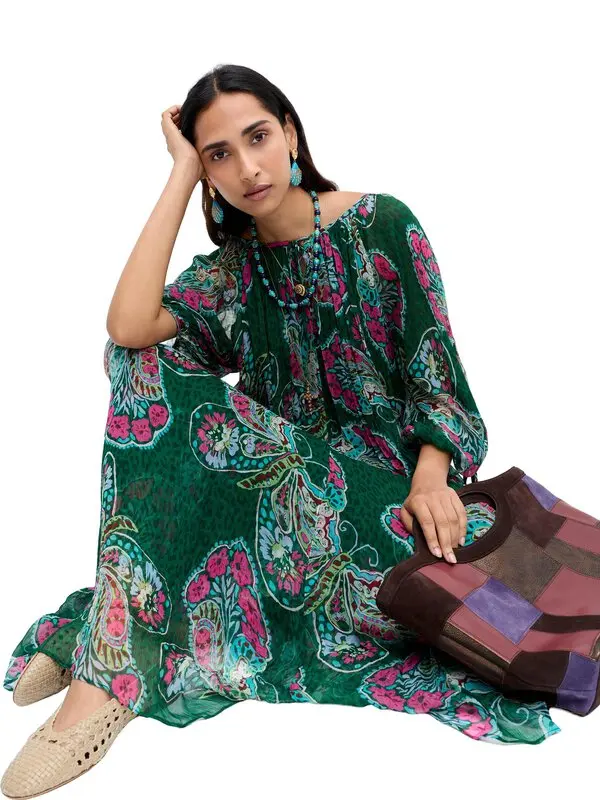 Rixo Hayden Butterfly Bloom Regular - Green