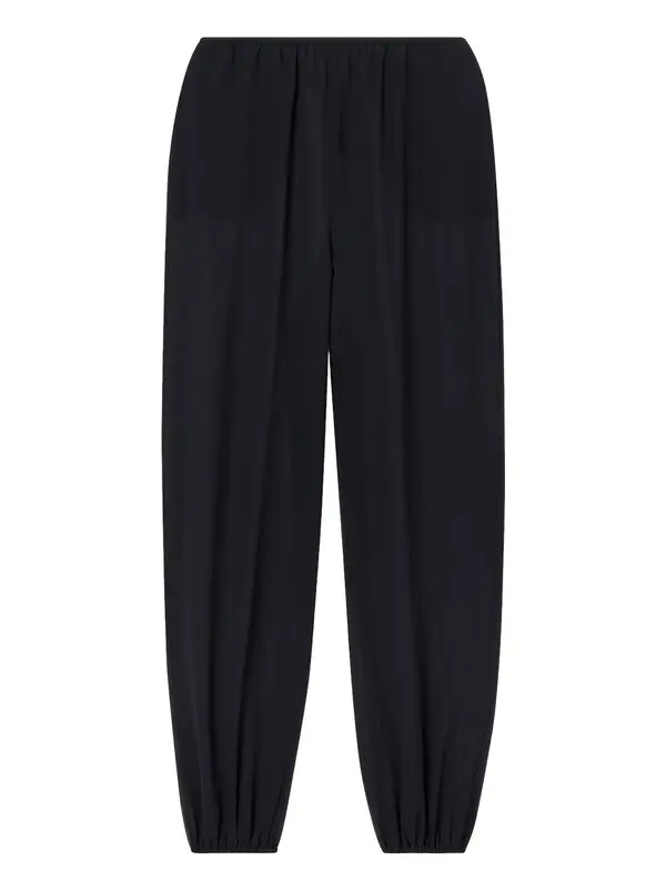 THE FRANKIE SHOP Orissa Georgette Tapered Pants - Black