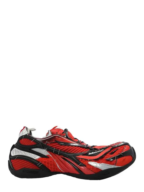 Balenciaga Soleless Sneakers - Red/black/silver
