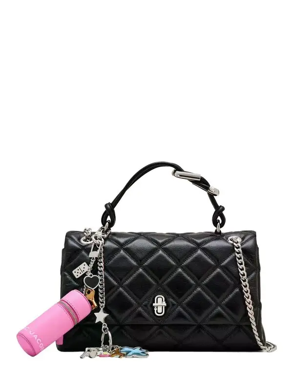 Marc Jacobs The Charm Quilted Convertible Shoulder Bag - Black
