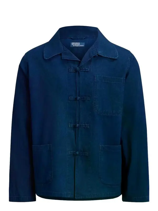 Polo Ralph Lauren Button Cotton Overshirt - Blue