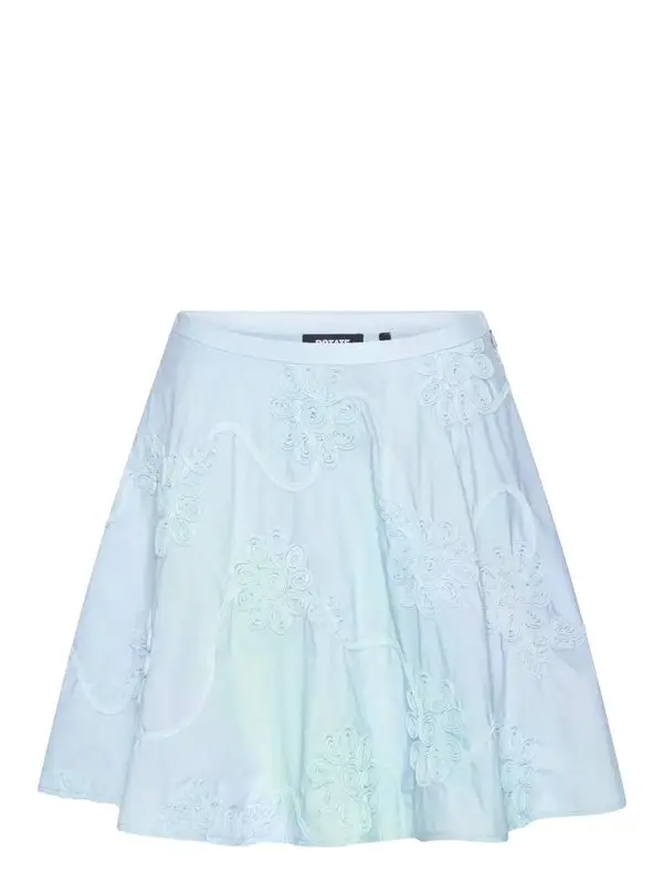 ROTATE BY BIRGER CHRISTENSEN Floral Mini Skirt - Blue