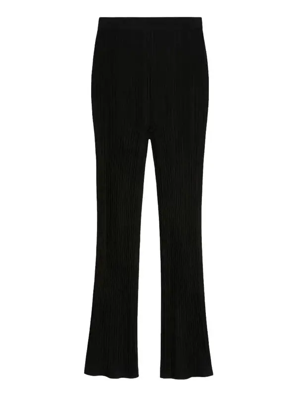 Max Mara Plissé Trousers - Black