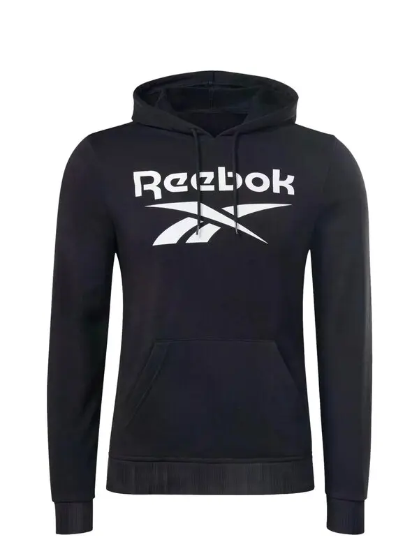 REEBOK Identity Logo-print Hoodie - Black