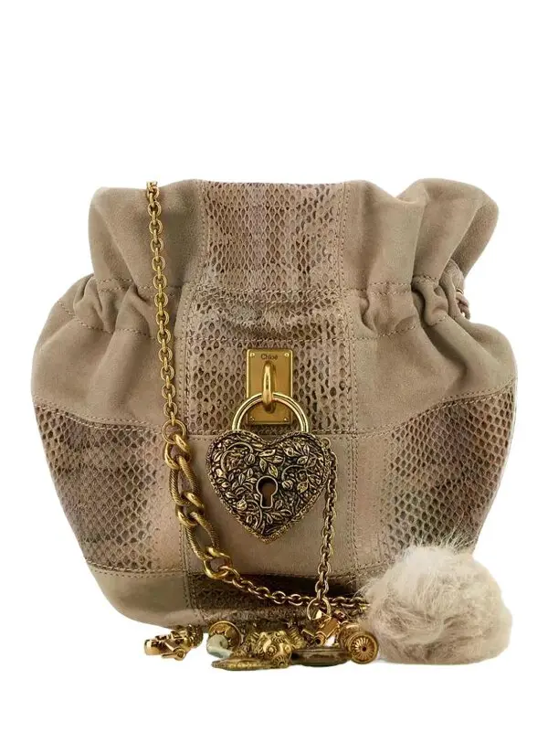 Chloé Château Treasures Bucket Bag - Neutrals
