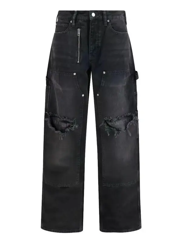Alexander Wang Zip-detail Jeans - Black