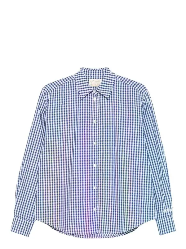 MC2 SAINT BARTH Gingham Shirt - Blue