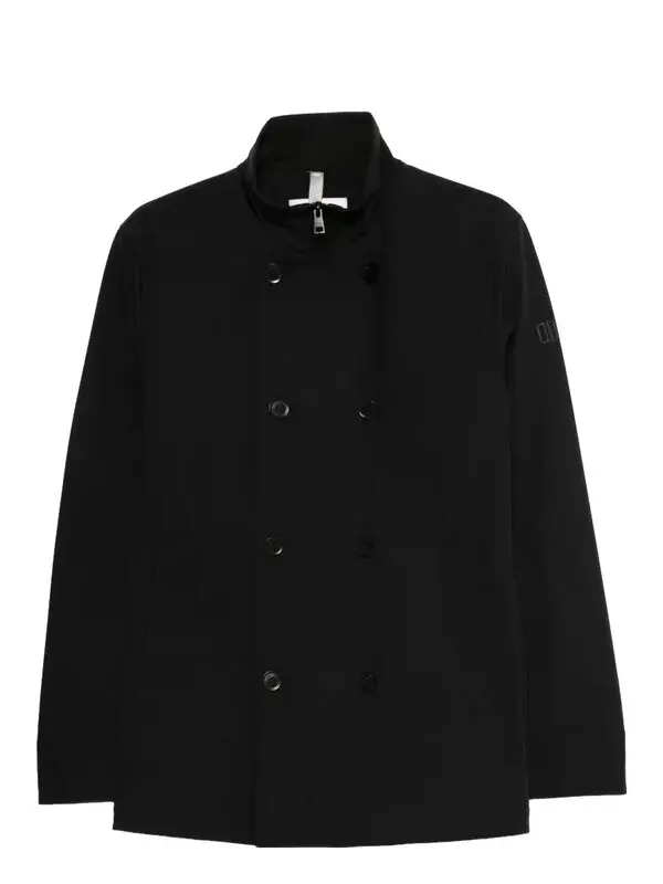 DUNO Double-breasted Tauris Coat - Black