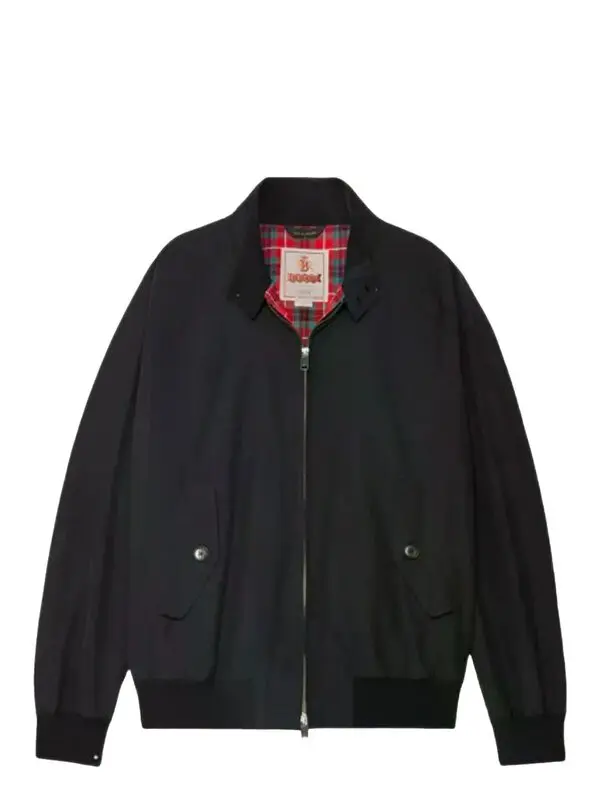 BARACUTA Zipped Jacket - Blue