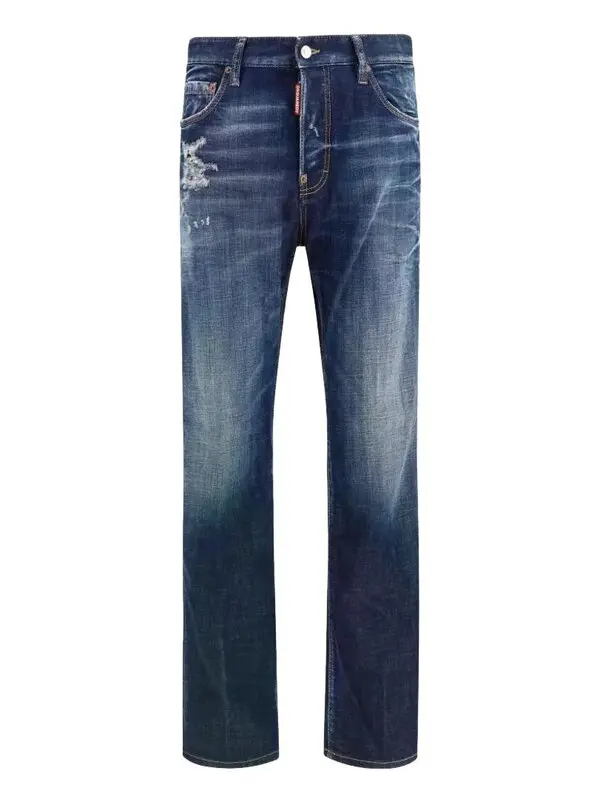 Dsquared2 Distressed-detail Jeans - Blue