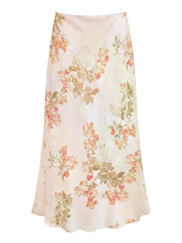 FAVORITE DAUGHTER Floral-print Skirt - Pink