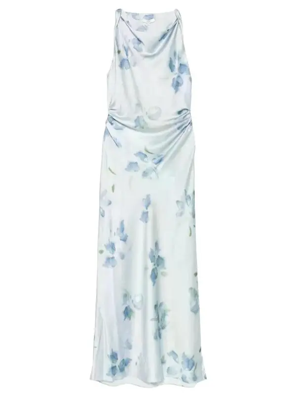 Vince Floral Maxi Dress - Blue