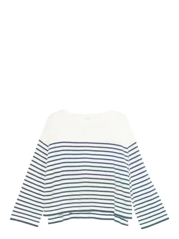 C.T.PLAGE Striped Sweater - White