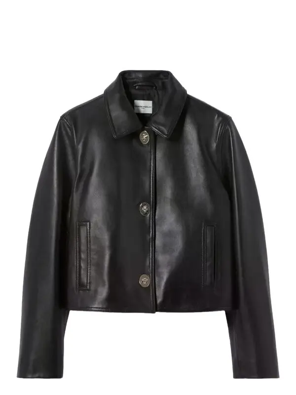 Claudie Pierlot Buttoned Cropped Jacket - Black