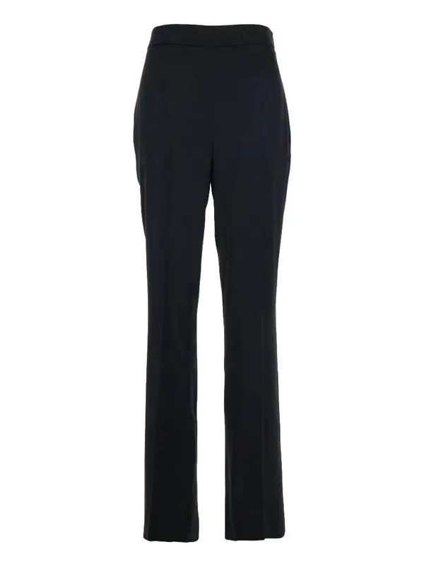 TWINSET Wide Leg Relaxed Trousers - Black