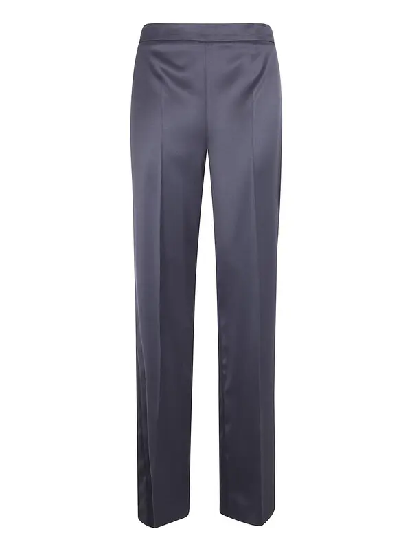 TWINSET Wide Leg Relaxed Trousers - Black