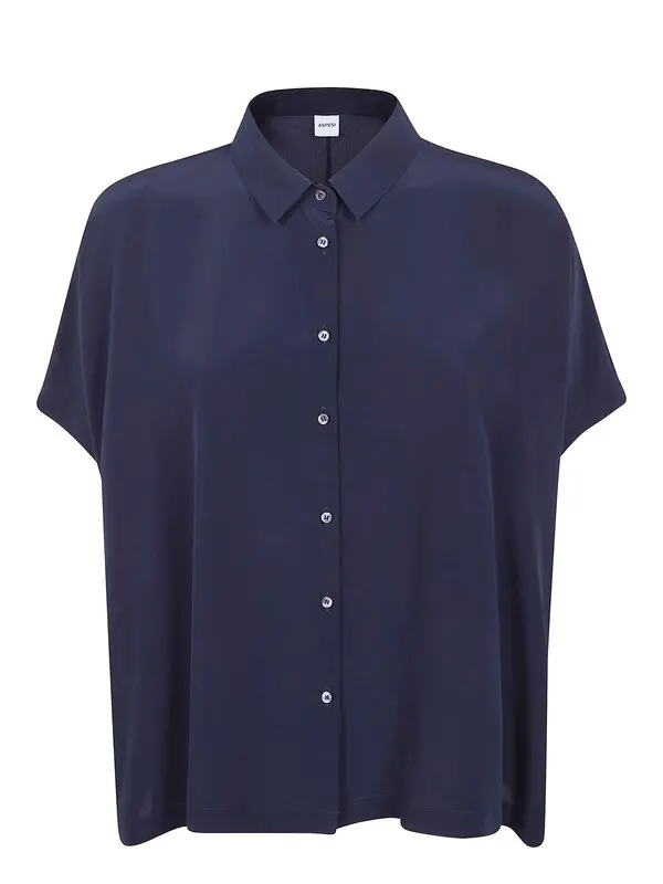 Aspesi Poncho Shirt - Blue