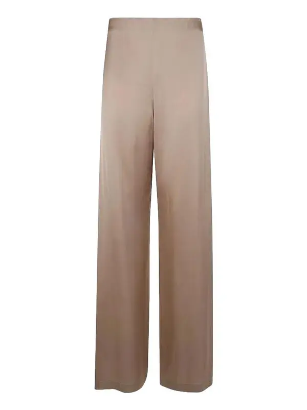 BLUGIRL Satin Long Trousers - Beige