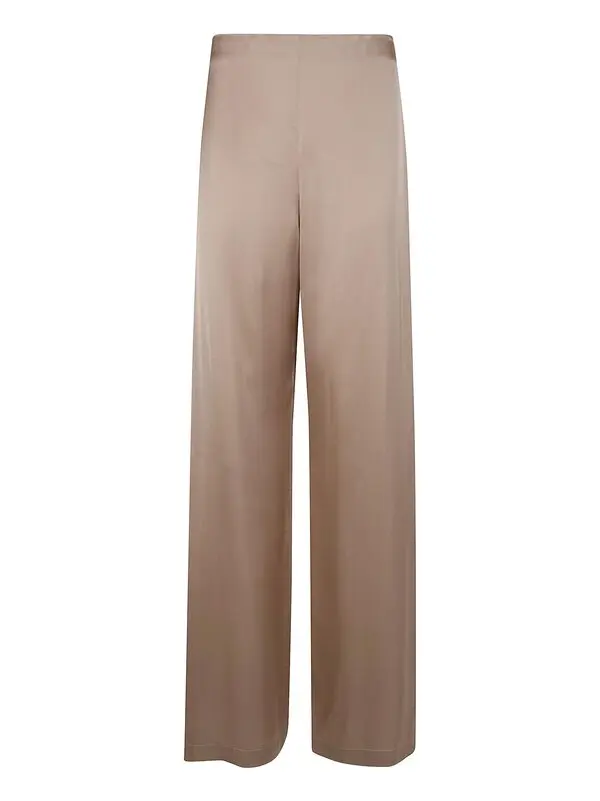 BLUGIRL Satin Long Trousers - Beige