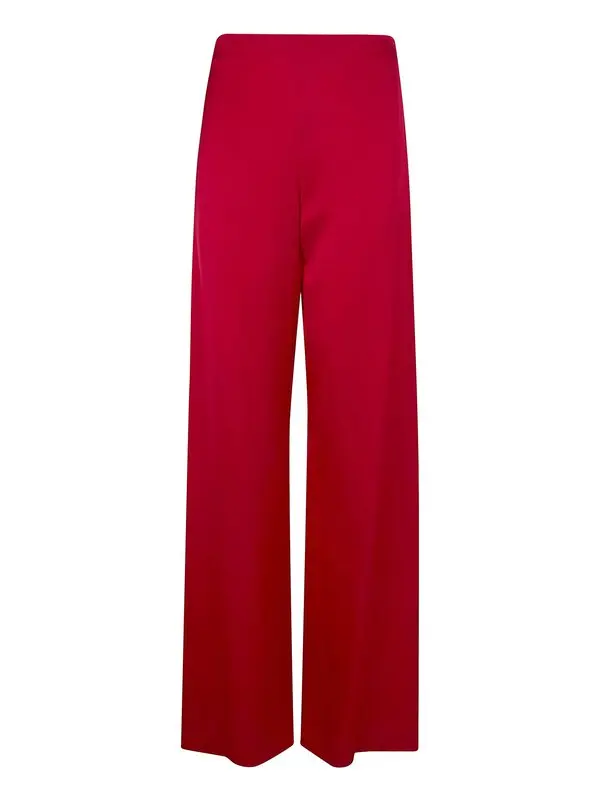 BLUGIRL Satin Long Trousers - Red