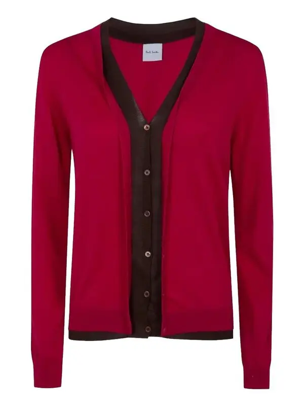 Paul Smith V-neck Cardigan - Red