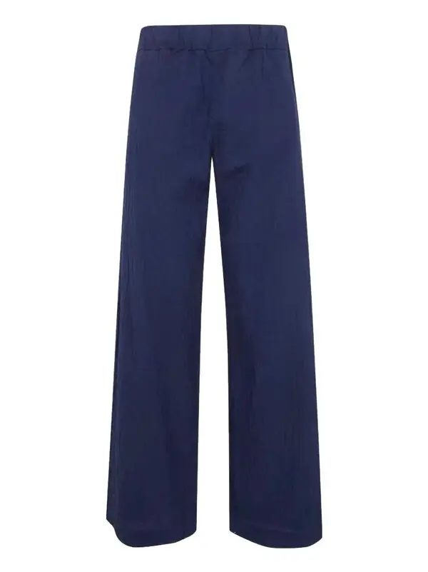 Labo.art Diana" Rock Cotton Straight Trousers - Blue