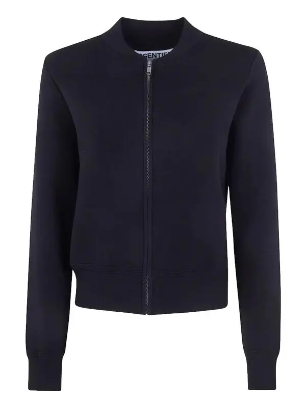 Essentiel Antwerp Knitted Mini Bomber - Black