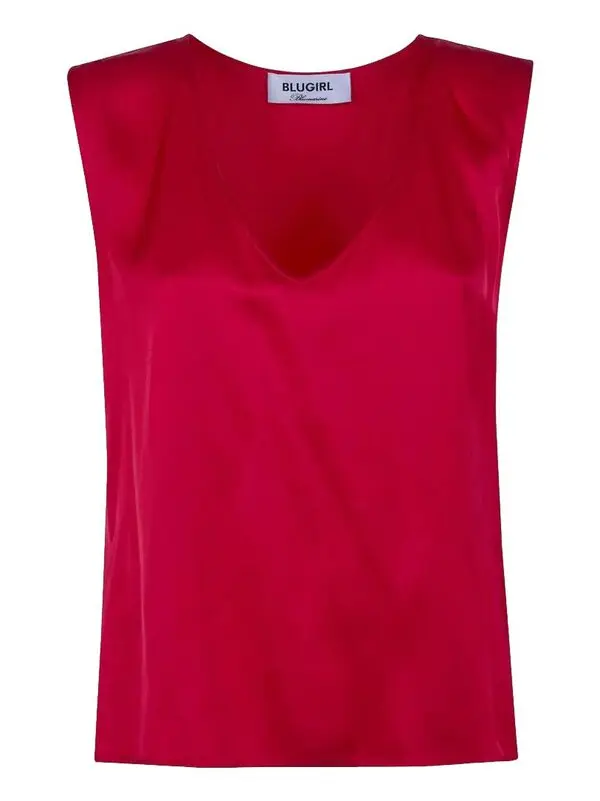 BLUGIRL Satin Top - Red