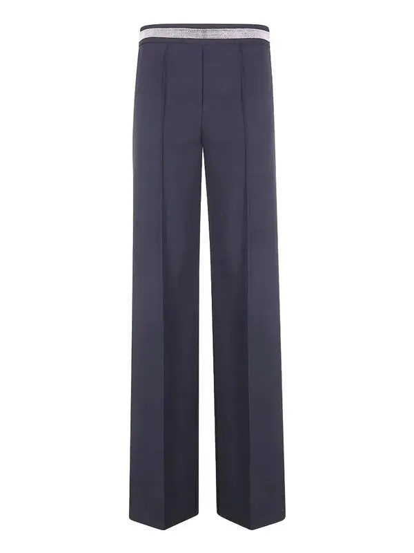 D.exterior M-cady Straight Trousers - Black