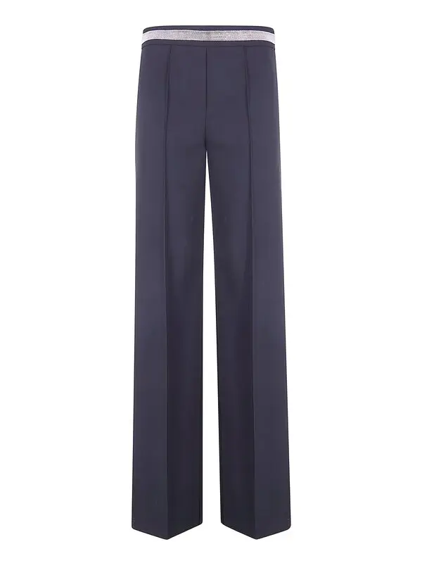 D.exterior M-cady Straight Trousers - Black