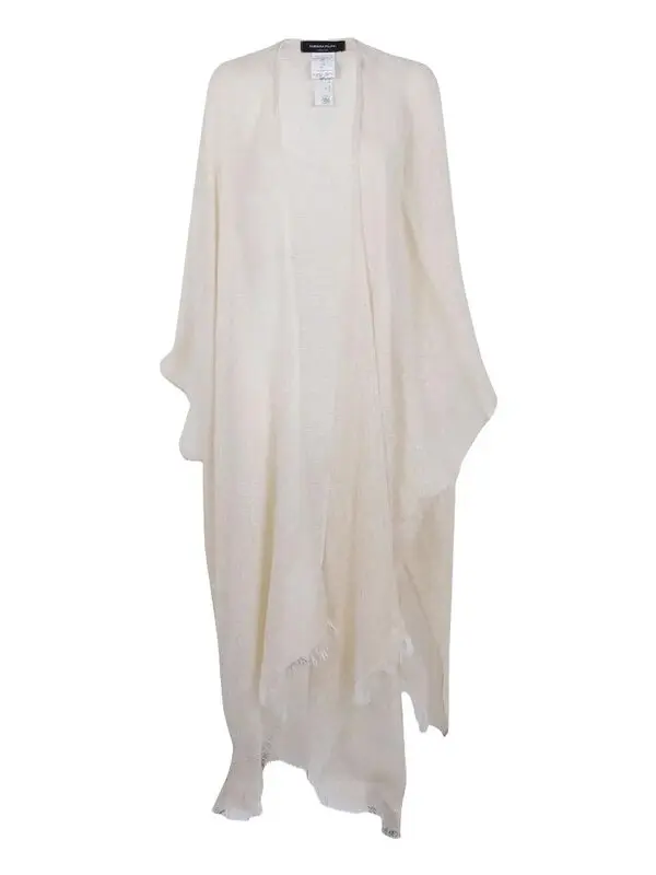 Fabiana Filippi Long Cardigan - White
