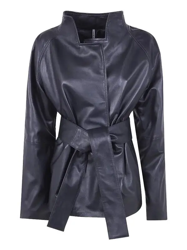 Liviana Conti Yuko Leather Jacket - Black
