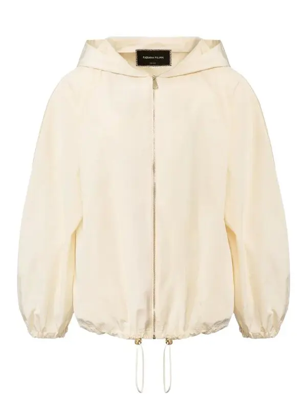 Fabiana Filippi Bomber Sport Light Jacket - White