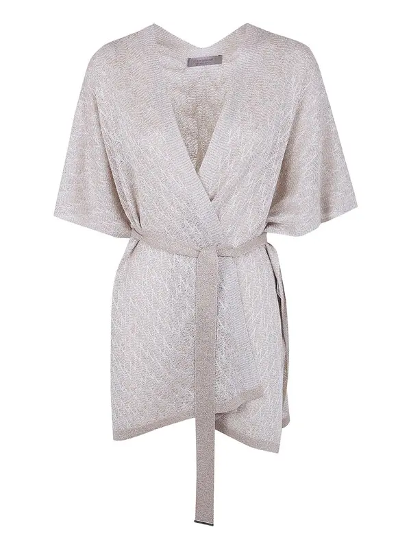 D.exterior Z-line Lux Poncho - Metallic