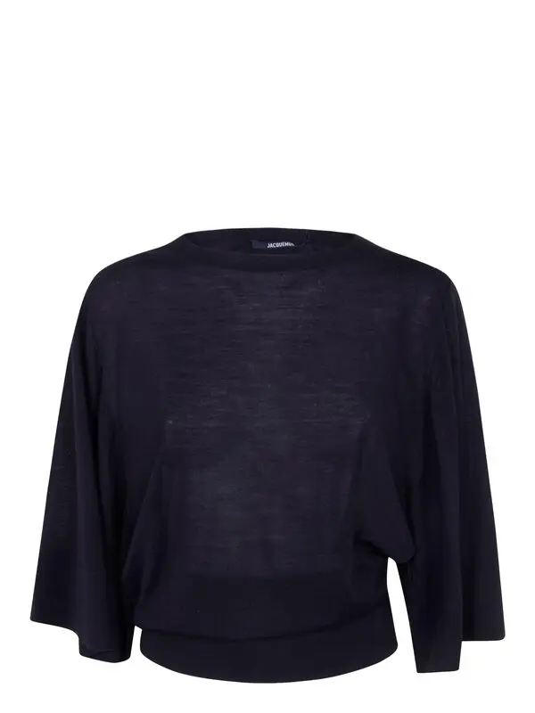Jacquemus La Maille Anco Shirt - Black