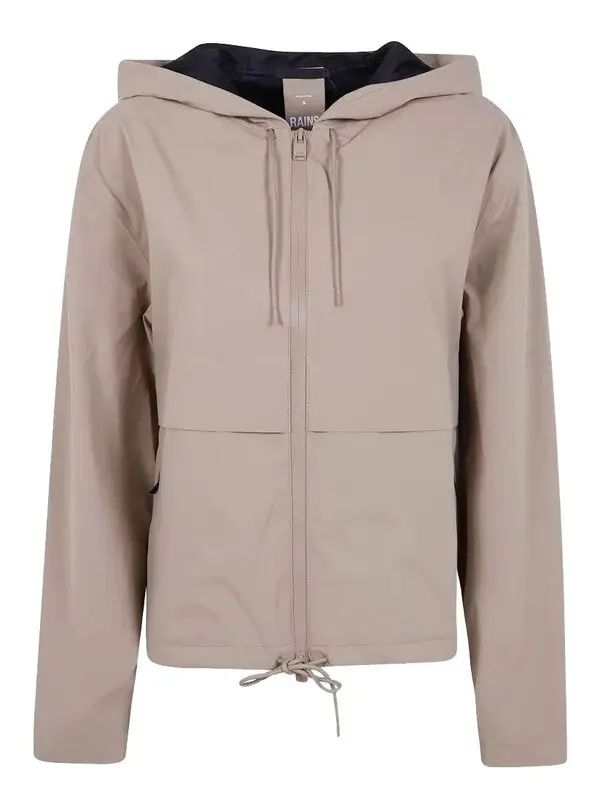 Rains Suva Hardshell Short Jacket - Beige