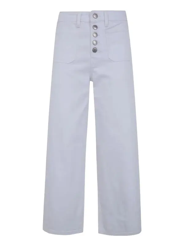 Ralph Lauren Saira Cropped Wide-leg Jeans - White
