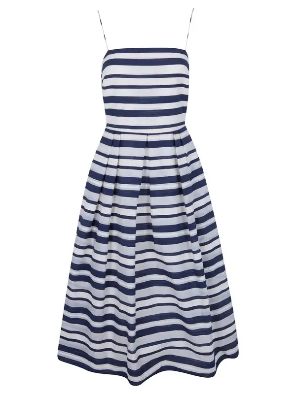 Ralph Lauren Fit & Flare Dress - Blue