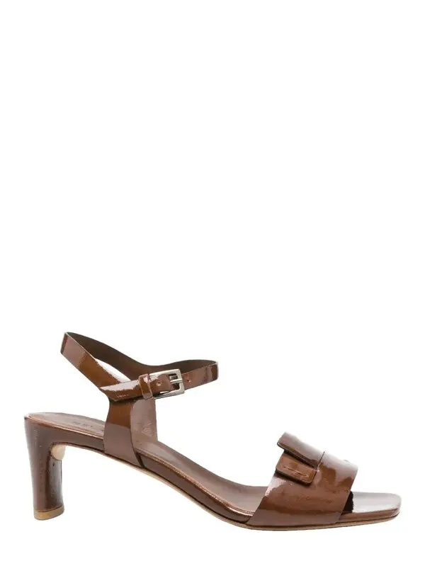DEL CARLO Moor Medium Heel Sandals - Brown